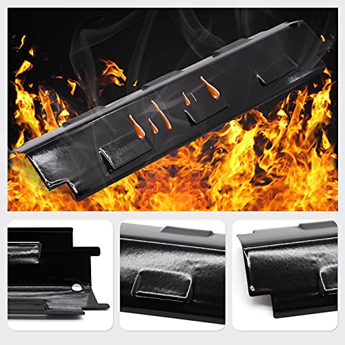 BBQ-Element Replacement Parts for Charbroil 461442114 463441312 463441514 463440109 and Other Grill Models, Heat Plate Shield, Burner Tubes and Crossover Tube Replacement for Char-Broil 463440109