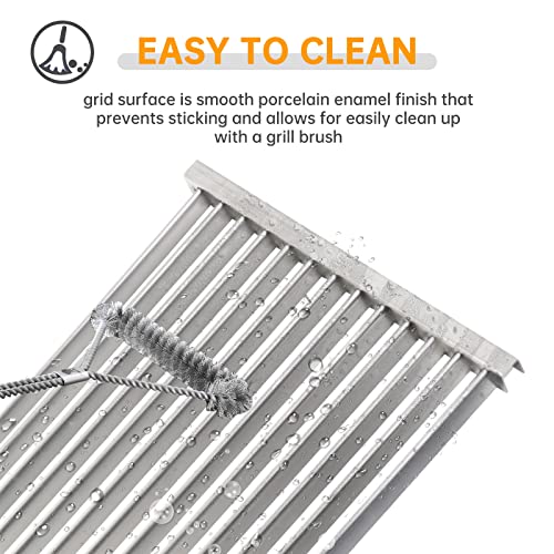 OTAMECE 17.4 Inches Grill Grates Replacement Part for Weber Spirit 300 Series,Spirit 700