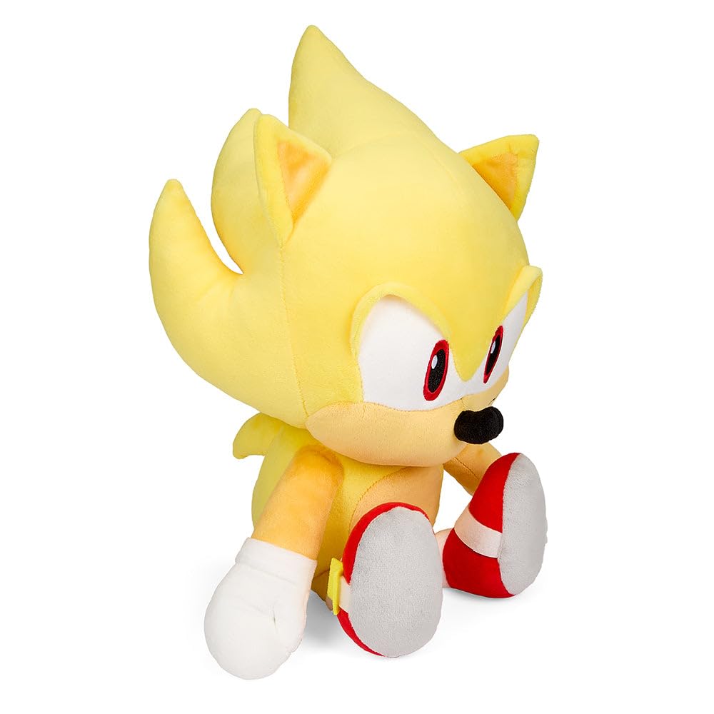 Kidrobot Sonic The Hedgehog Super Sonic 16 Inch HugMe Shake Action Vibrating Plush