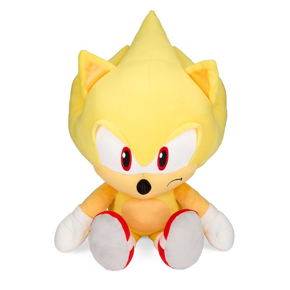 Kidrobot Sonic The Hedgehog Super Sonic 16 Inch HugMe Shake Action Vibrating Plush