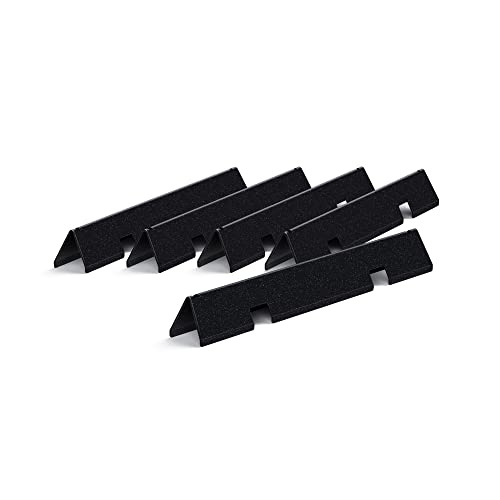 WEMEIKIT 7636 Upgraded 15.3-Inch Flavorizer Bars for Weber Spirit II E310 S310, Spirit 300 310 Series Grills (w/Front-Control), 16GA Thick, Porcelain Steel Flavor Bars 67046 Replacement Part, Set of 5