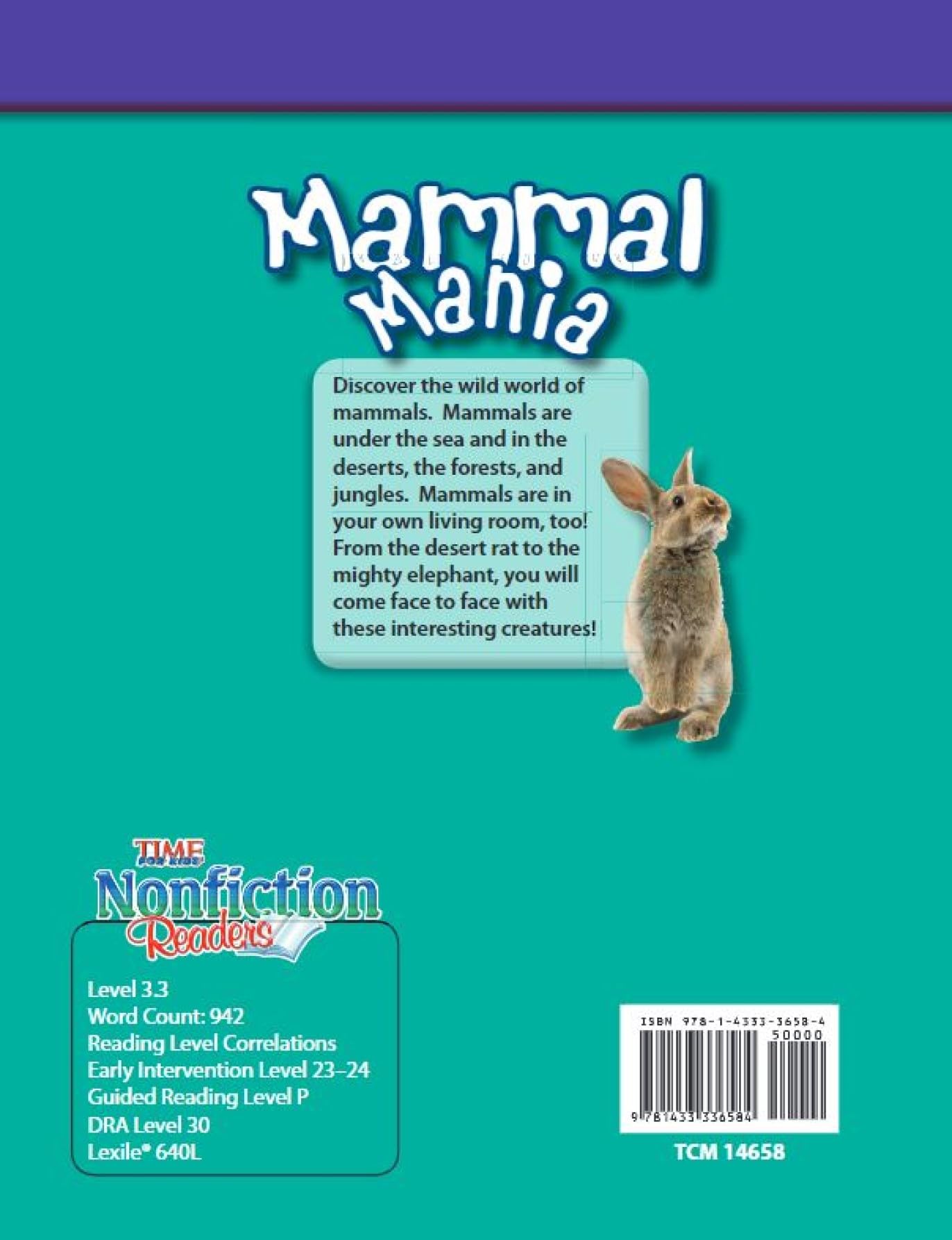 Teacher Created Materials - TIME for Kids Informational Text Readers Set 1 - 10 Book Set - Grade 3 - Guided Reading Level M - Q