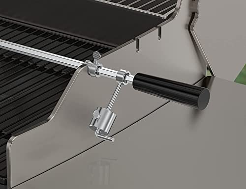 onlyfire 6006 Grill Replacement Rotisserie Meat Forks(1-Pair) Kit with Spit Counter Balance and Bushing - Fits 1/2" Hexagon & 3/8" and 5/16" Square Spit Rods