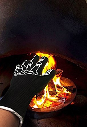 Heat Guardian Heat Resistant Gloves – Protective Gloves Withstand Heat Up To 932℉ – Use As Oven Mitts, Pot Holders, Heat Resistant Gloves for Grilling – Features 5” Cuff for Forearm Protection