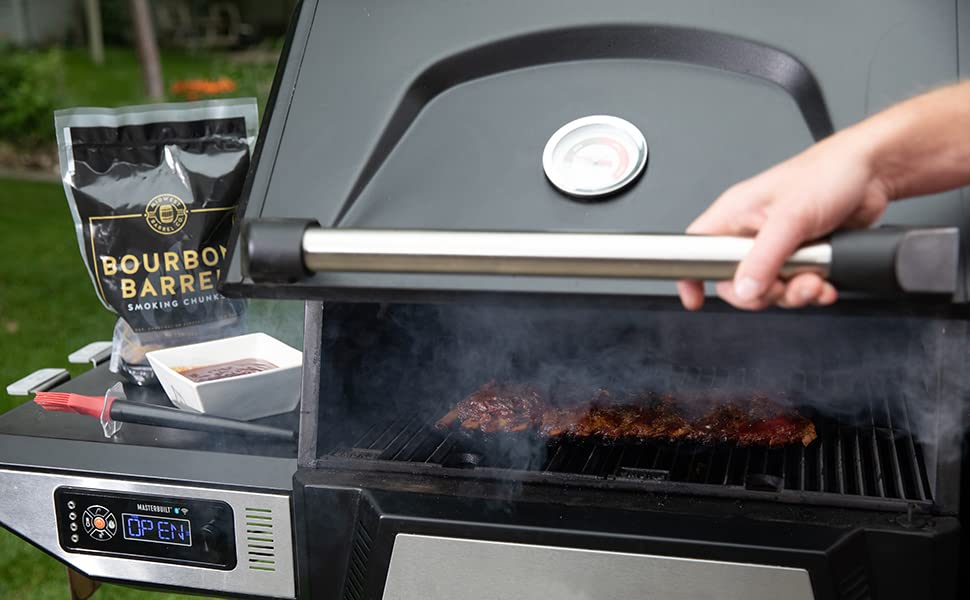 Midwest Barrel Company Authentic Barrel BBQ Smoking Wood (Bourbon Barrel Smoking Wood Chunks)