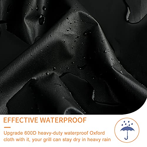 Jiesuo 17 inch Griddle Cover and Carry Bag for Blackstone 17 inch Griddle, Heavy Duty Waterproof Table Top Griddle Cover for Blackstone
