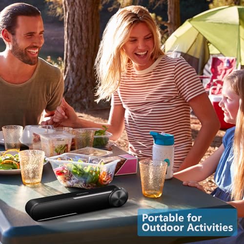 Jeecoo A30 Wired Computer Speakers PC Soundbar for Monitor - Clear Sound, USB-Powered w/3.5mm AUX, Big Volume Control - Laptop Tablet Compatible