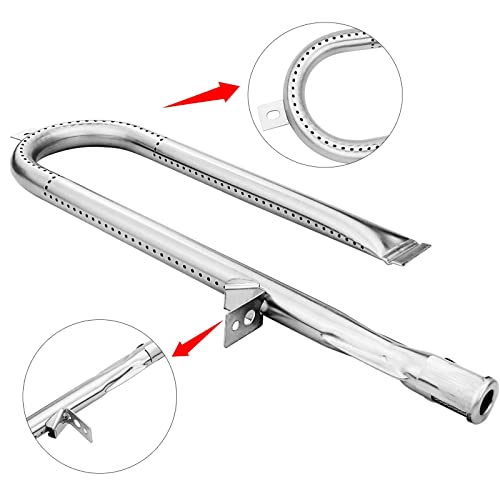 Criditpid Grill Replacement Parts for Brinkman 810-3660-S, 810-3661-F Models. Grill Heat Plate Shields, Pipe Burner Tubes and Crossover Tubes for Brinkman 810-3660-S.