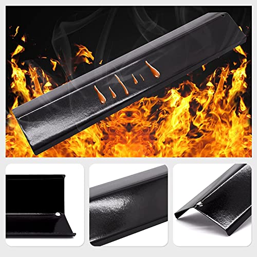 Criditpid Grill Replacement Parts for Brinkman 810-3660-S, 810-3661-F Models. Grill Heat Plate Shields, Pipe Burner Tubes and Crossover Tubes for Brinkman 810-3660-S.