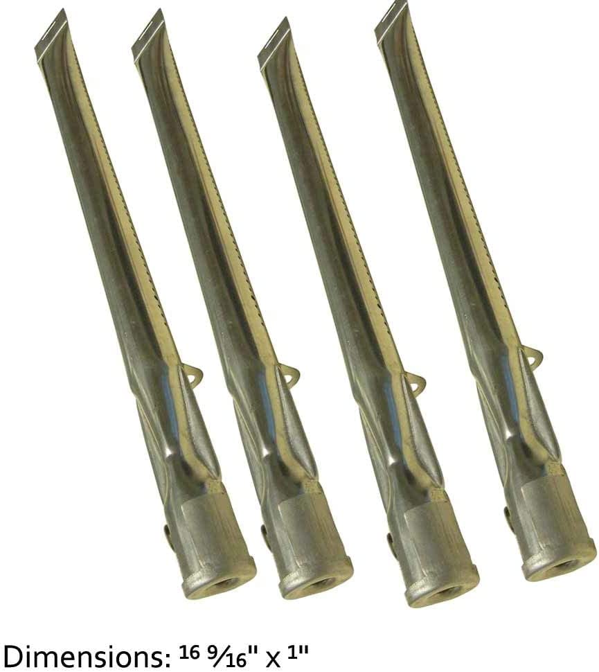 Set of 4 Stainless Steel Burners for Backyard Grill Model BY13-101-001-12, GBC1349W, GBC1449W
