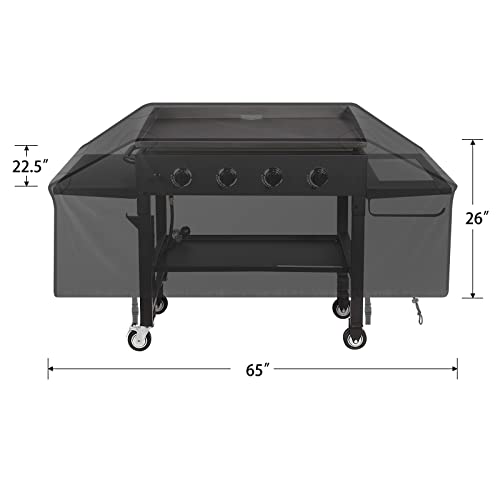 iCOVER 36 inch Griddle Cover for Blackstone, Waterproof Lightweight Polyester Barbecue Cover Flat Top Gas Grill Cover for Blackstone 36" Griddle Cooking Station for Camp Chef