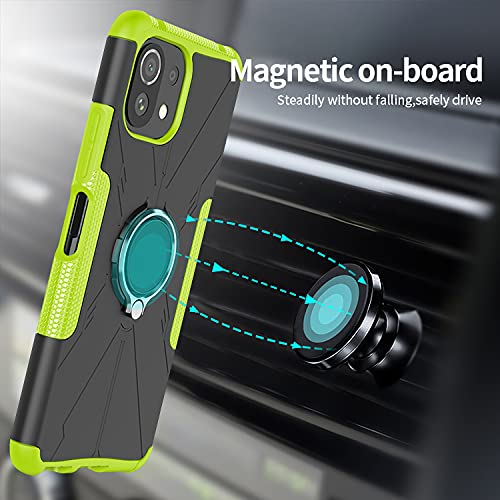 Compatible with Sony Xperia 10 III Case Cover,Compatible with Sony Xperia 10 III 5G SO-52B Case Ring Stand 2 in 1 Phone Case Cover Black