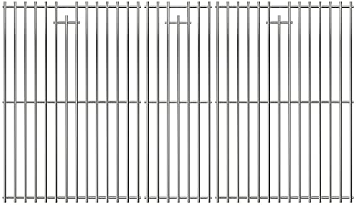 Stainless Steel Solid Rod Cooking Grates for Nexgrill 720-0882A Evolution Infrared Plus 5-Burner Replacement Grill Grates Parts,3 Pack