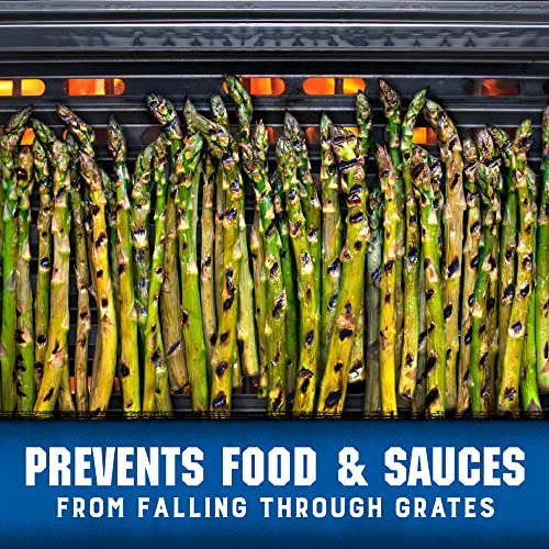 Kingsford Grilling Fish & Veggie Griller, Non-Stick Aluminum Grill Liner, Prevents Food from Falling through Grill Grates, 16" x 11.75" x 0.88", Pack of 4, Model: 6119994300