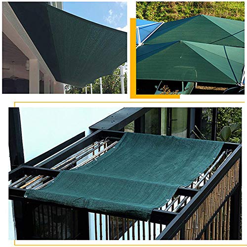LKLXJ Roof Sunshade Fabric Rectangle Dark Green,75% Shade Protection, Shade Cloth Garden Canopy , Patio Insulation Net,Heavy Duty Full Size for Animal Houses and Courtyard Privacy Fences