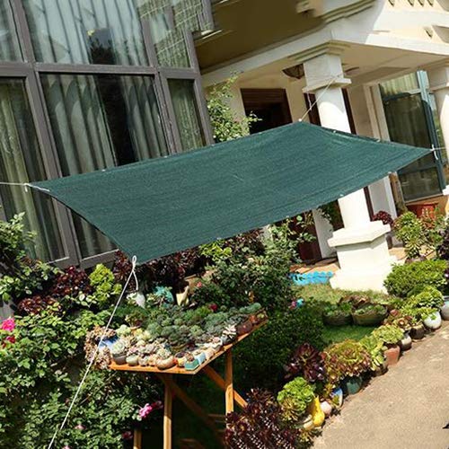 LKLXJ Roof Sunshade Fabric Rectangle Dark Green,75% Shade Protection, Shade Cloth Garden Canopy , Patio Insulation Net,Heavy Duty Full Size for Animal Houses and Courtyard Privacy Fences