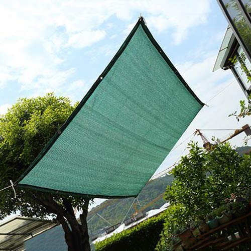 LKLXJ Roof Sunshade Fabric Rectangle Dark Green,75% Shade Protection, Shade Cloth Garden Canopy , Patio Insulation Net,Heavy Duty Full Size for Animal Houses and Courtyard Privacy Fences