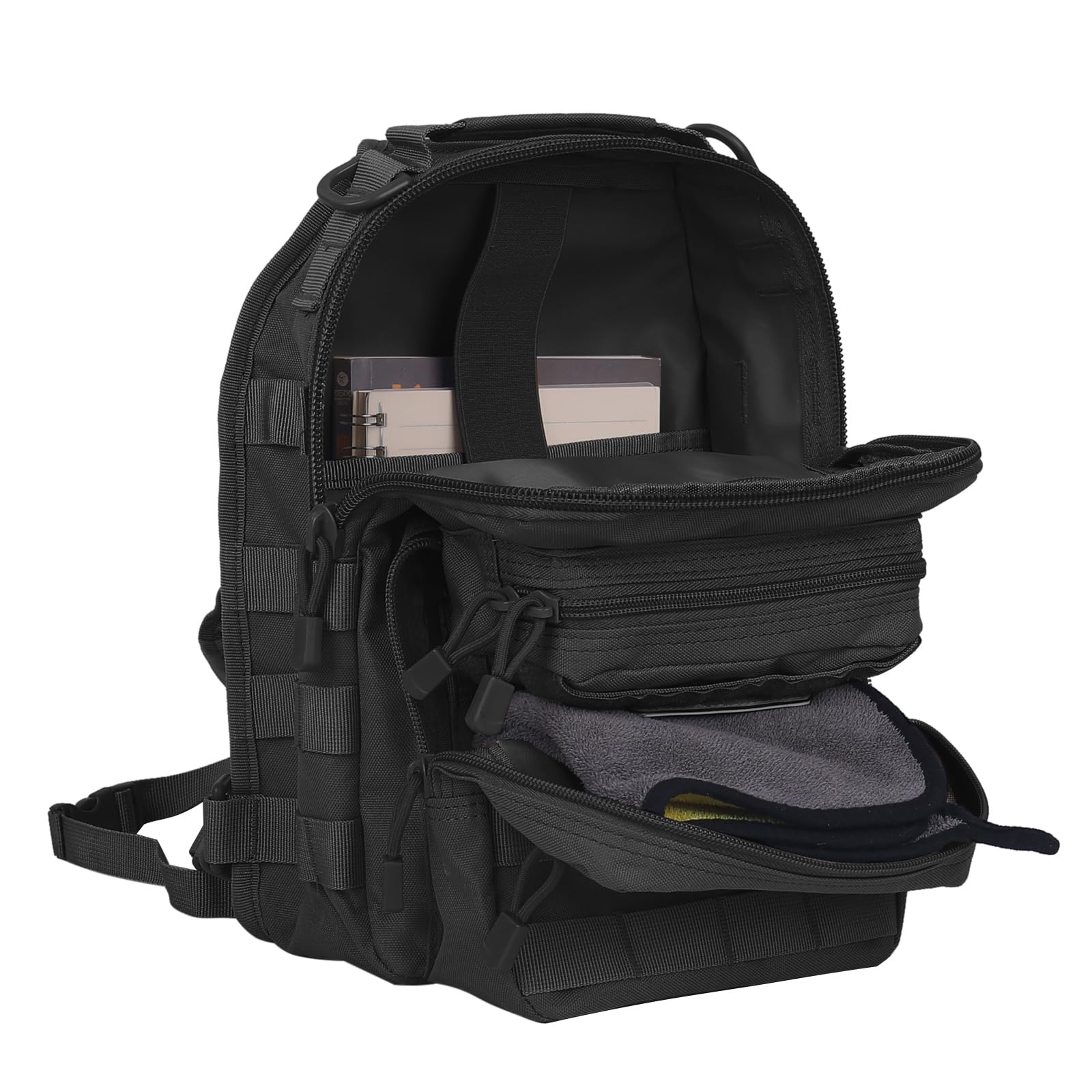 HAOMUK Tactical Sling Bag Backpack Military Rover Shoulder Sling Pack Small EDC Crossbody Chest Bag for Men