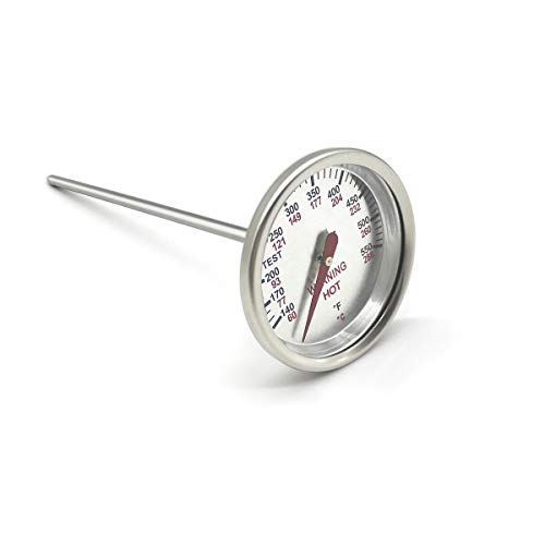 9815 & 62538 Accurate Grill Thermometer Replacement for Weber Genesis Silver B/C, Genesis Gold B/C, Genesis 1000-5500 Series, Temperature Gauge with a 5” Prong, Thermostat for Weber Gas Grill