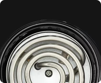 Hookah Coal Burner Hot Plate Durable Faster Coal Burner Smart Heat Control Long Cable for BBQ Kitchen Hookah Coal Burner Multipurpose Electric Charcoal Coal Burner Starter - Premium Series (White)