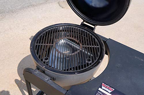 BBQube Heat Deflector/Drip Pan for Akorn Kamado Kooker Grill & Smoker, Stainless Steel, One Size