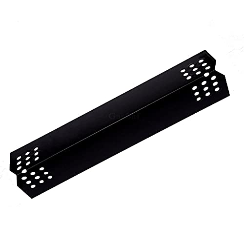 GasSaf 14 9/16" Heat Shield, Flame Tamer, Burner Covers, Porcelain Steel Heat Plate Replacement for Kenmore, Nexgrill, Grill Master 720-0697, 720-0737 and Others (4 PCS)