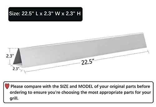 Leship 22.5" Flavorizer Bars Replace for Weber 7536 65903 Spirit 300 Series E310 E320 S310 S320,Spirit 700 Weber 900,Genesis Silver B C Genesis Gold B C Platinum B C Gas Grills