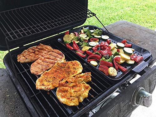 Replace parts Porcelain Steel Heat Plate Replacement for Select Gas Grill Models, Charbroil and Others,(16" X 3 13/16")