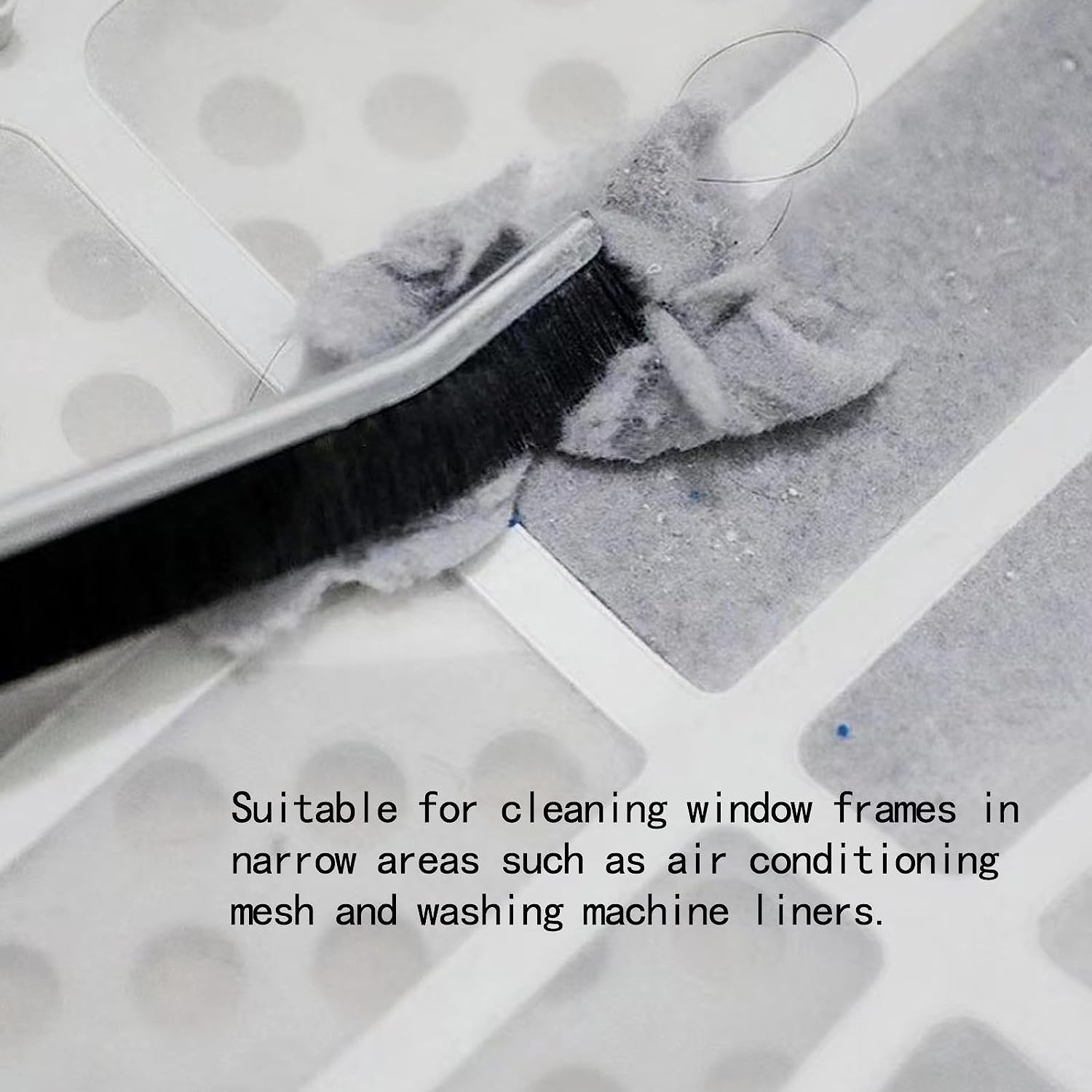 Gap Cleaning Brush, Dead Corners Multifunctional Brushes,Bathroom Crevice Gaps Cleaning Brush,Clean The Dead Corners of Bathroom Kitchen Tiles for Bathroom Kitchen Tiles Window Slots (Black 3PCS)