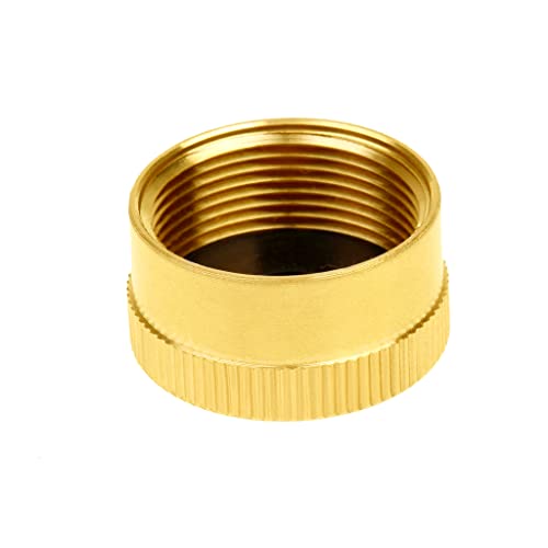 Hooshing 12PCS Solid Brass Refill 1 LB Propane Bottle Cap Gas Tank Cylinder Protect Sealed Cap for Outdoor Camping Stove Cooking BBQ