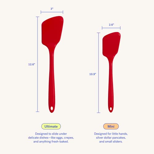 GIR: Get It Right Premium Silicone Spatula Turner | Heat-Resistant up to 550°F | Nonstick Large Pancake Flipper, Egg Spatula, Kitchen Spatula | Ultimate - 13 IN, Studio