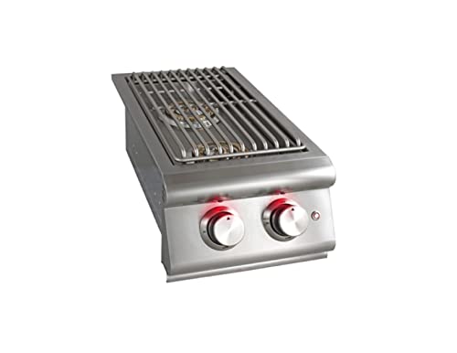 Windproof Covers 12 inch Heavy Duty Premium Vinyl Cover to fit Blaze Double Side Burner Built-in