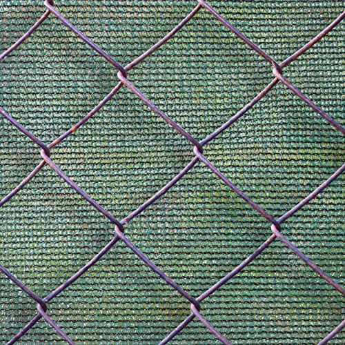Relaxdays 10028087_1163, Green Fence, Privacy Shield for Fences & Railing, HDPE Net, UV-Resistant, Weatherproof, 2 x 15 m, Meter
