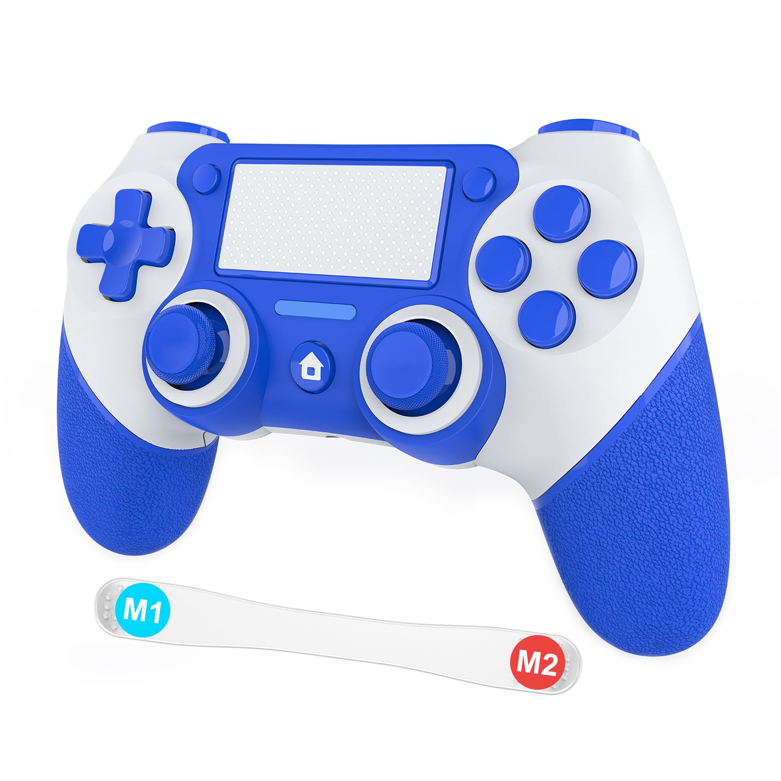 Niacop P4 Controller [2024 Latest Upgrade], Wireless p4 controller compatible p4 / 3/Pro/Slim/PC, P4 controllers with Back button Dual Vibration, Turbo,Touch Pad, Type-c port