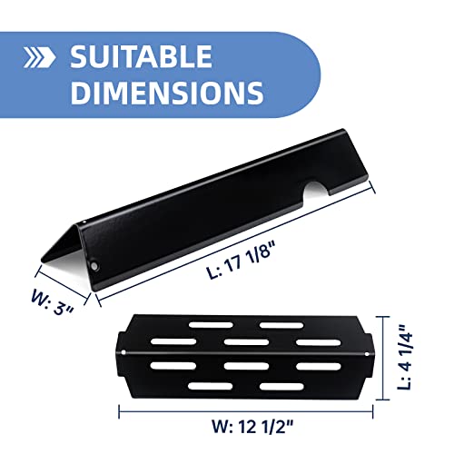OTAMECE Flavorizer Bars for Weber 66041, 66033, 66796, Weber Genesis II E-410, S-410,Replacement Parts for Weber Genesis II LX E-440, S-440