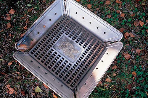 Snow Peak Fireplace Coal Bed - Charcoal Grill Tool - Evens Cooking Temperature - Steel - 8.6 Ibs - Large