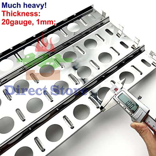 Direct Store Parts DP114 (2-Pack) Stainless Steel Heat Plates Replacement for Lynx Gas Grill Models (2)