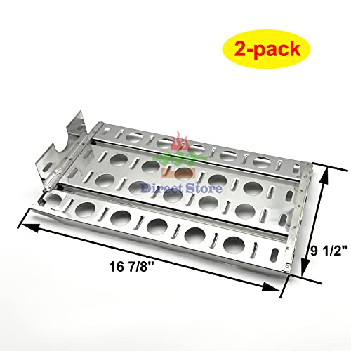 Direct Store Parts DP114 (2-Pack) Stainless Steel Heat Plates Replacement for Lynx Gas Grill Models (2)