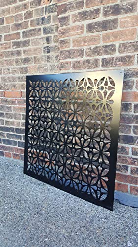 HiddenFlower1US - Privacy Screen Metal Garden Fence Decor Art