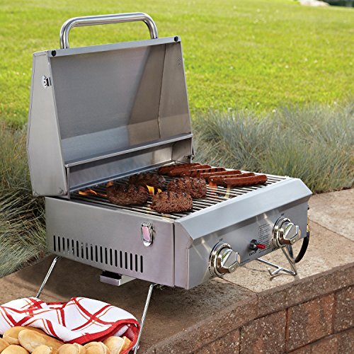 Member's Mark Gr4039-014943 Portable Stainless Steel 2-Burner Gas Grill