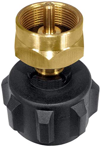 YOUHO Propane Refill Adapter, Fill 1 Pound Bottles from 20lb Tank, QCC1 / Type1 Propane Tank,Solid Brass