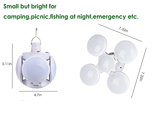 HULPPRE Solar Camping Lantern with Remote&USB, Collapsible Portable Tent Lights, Emergency Solar Lantern Lamp for Hurricane ,Night Fishing,Hiking,Chicken Coop,Canopy,Shed/Barn