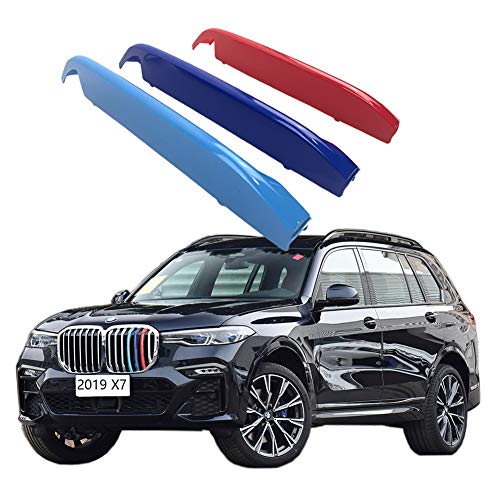 Lanyun for 2019-2023 X7 G07 Grill Accessories m Color Grill Insert Trims Grill Stripes fit 2019 G07 Grill with 7 Vertical Beam
