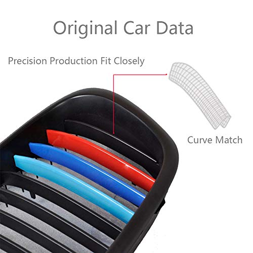 Lanyun for 2019-2023 X7 G07 Grill Accessories m Color Grill Insert Trims Grill Stripes fit 2019 G07 Grill with 7 Vertical Beam