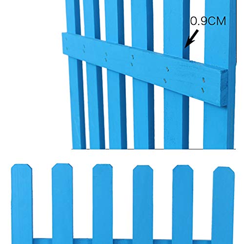 LIXIONG Garden Fence Screen Patio Solid Wood Interlocking Panels Privacy Screen Animal Barrier Restaurants Cut Off Courtyard Plants Growing,8 Size (Color : Brown, Size : 42x30cm)