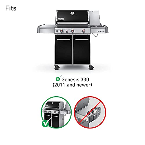 GRISUN 7629 Igniter Kit for Weber Genesis 330 Model 65946, 2011 & Newer (Front Mounted Control Panel) Electronic Igniter, 7620 17.5inch Flavorizer Bars for Weber Genesis 300 Series, SUS-304