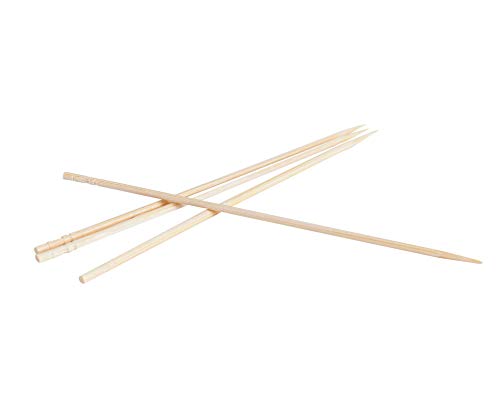 Jacent 4 Inch Appetizer Bamboo Skewers. 300 Count per Pack, 1-Pack