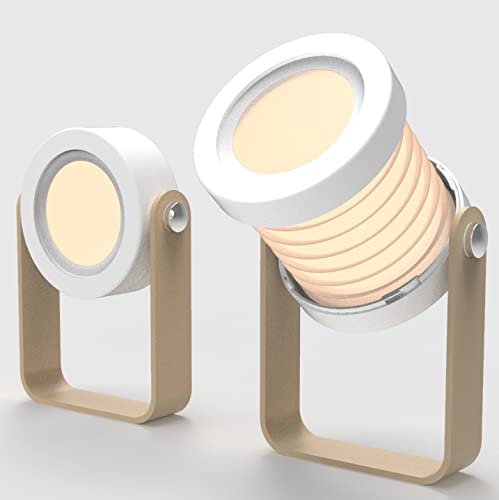 CozyBerry® Rechargeable LED Lantern Lamp, 2000 mAh Dimmable Multi-Functional Portable Light, Bedside Lamp for Bedroom, Living Room, Outdoor, Office, Camping