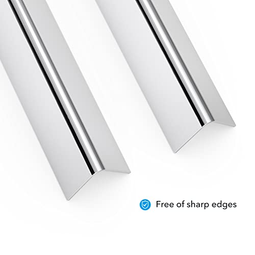 Stanbroil 18 Inch Flavorizer Bars for Weber Summit 400 Series - Stainless Steel Hot Plate for Weber Summit E-420 S-420 Gas Grills Without a Smoker Box - Replacement Parts for Weber 67669, 9PCS
