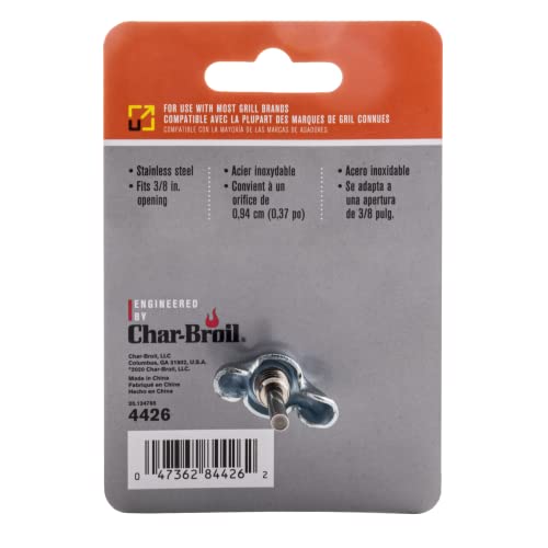 Char-Broil 7484426P06 Temperature Gauge, Standard, Silver